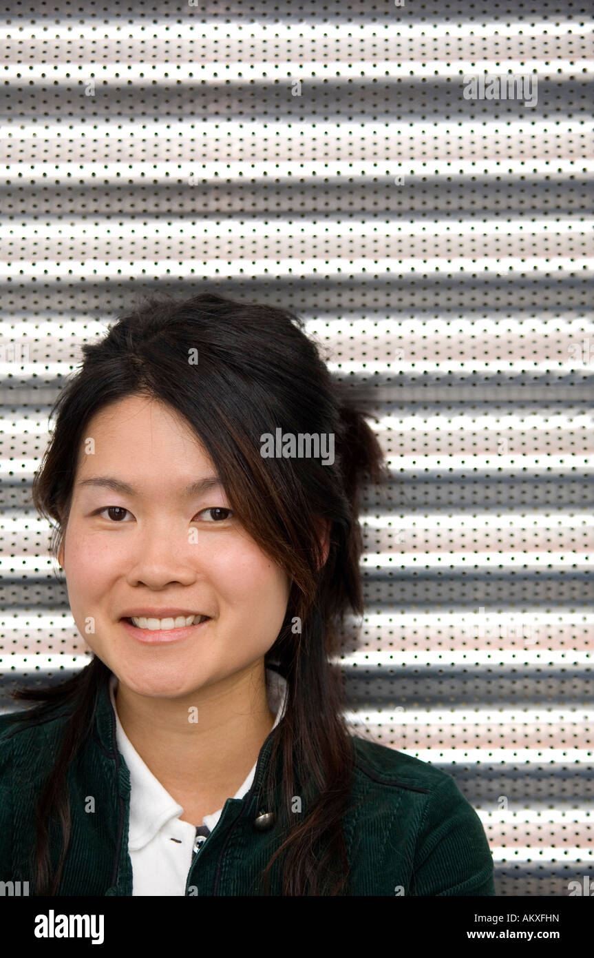 Portrait of young female Asian student Stock Photo - Alamy