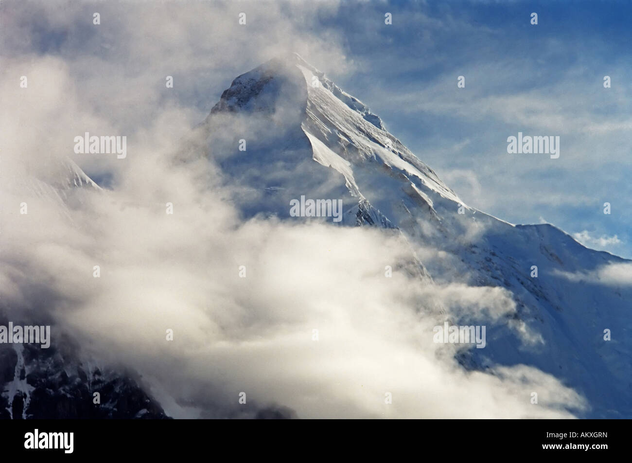 The mountain range Central Tian Shan is located in Kazakhstan Stock ...