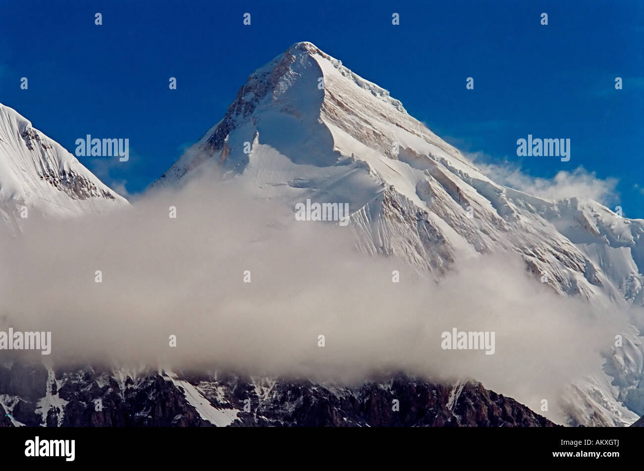 The mountain range Central Tian Shan is located in Kazakhstan Stock ...