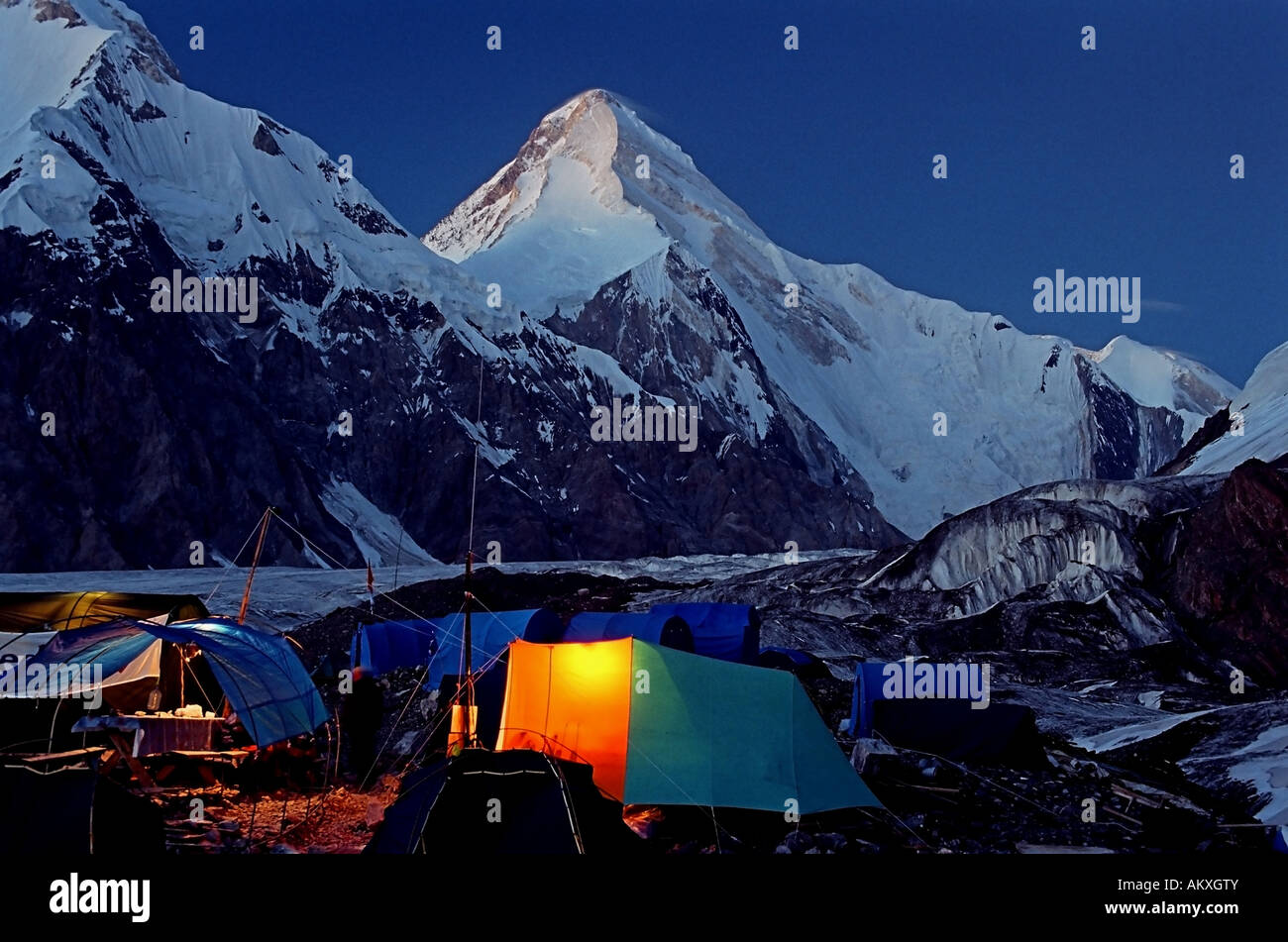 The mountain range Central Tian Shan is located in Kazakhstan Stock ...