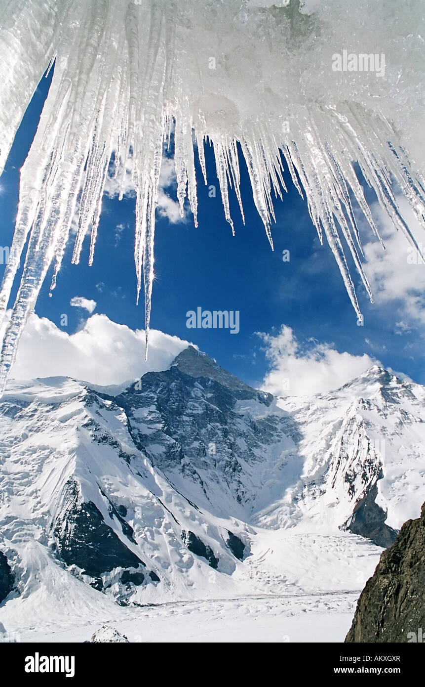 The mountain range Central Tian Shan is located in Kazakhstan Stock ...
