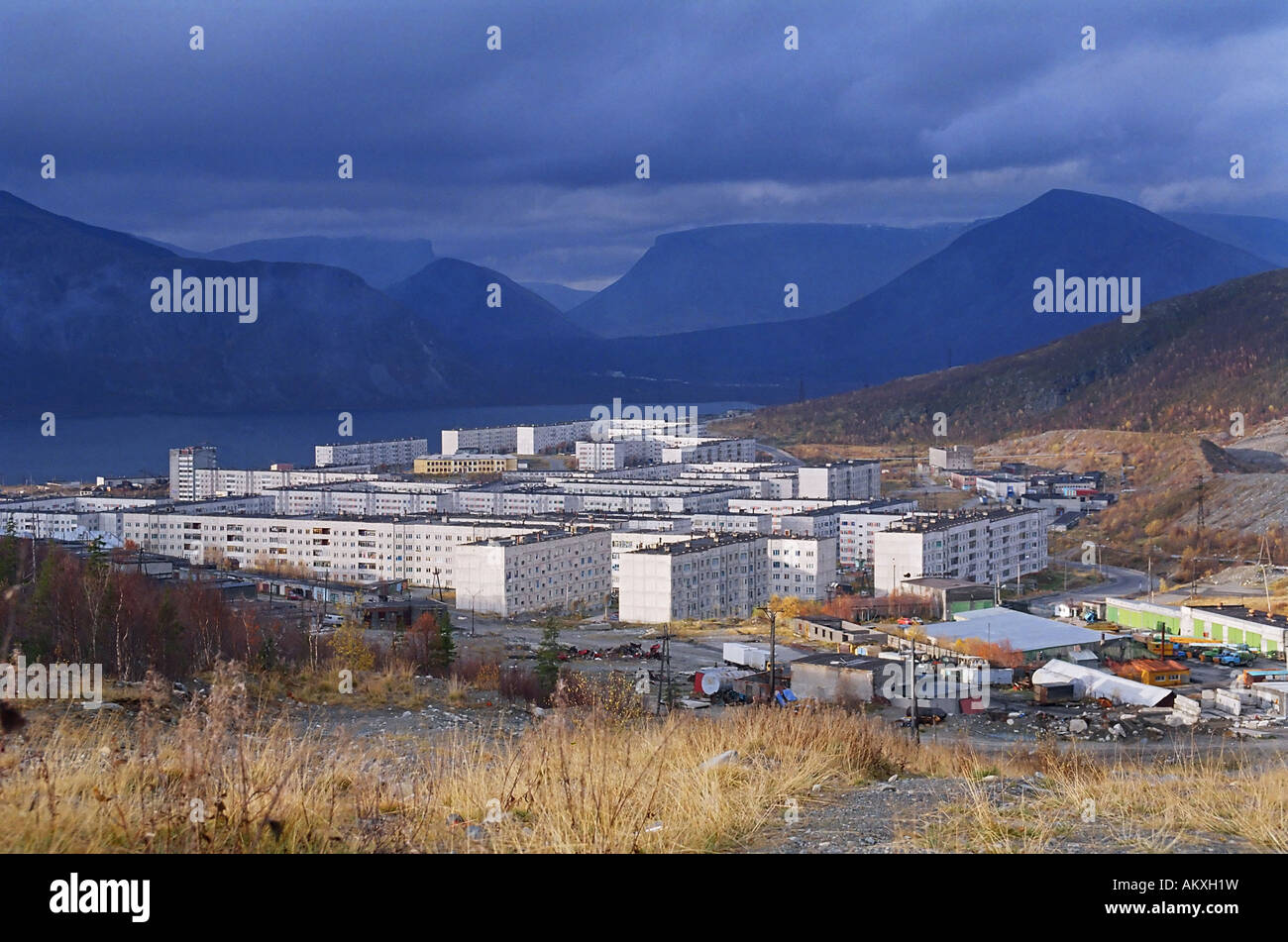 Khibiny mountains are located in Russia in Murmansk area. Kola Peninsula, Russia Stock Photo - Alamy