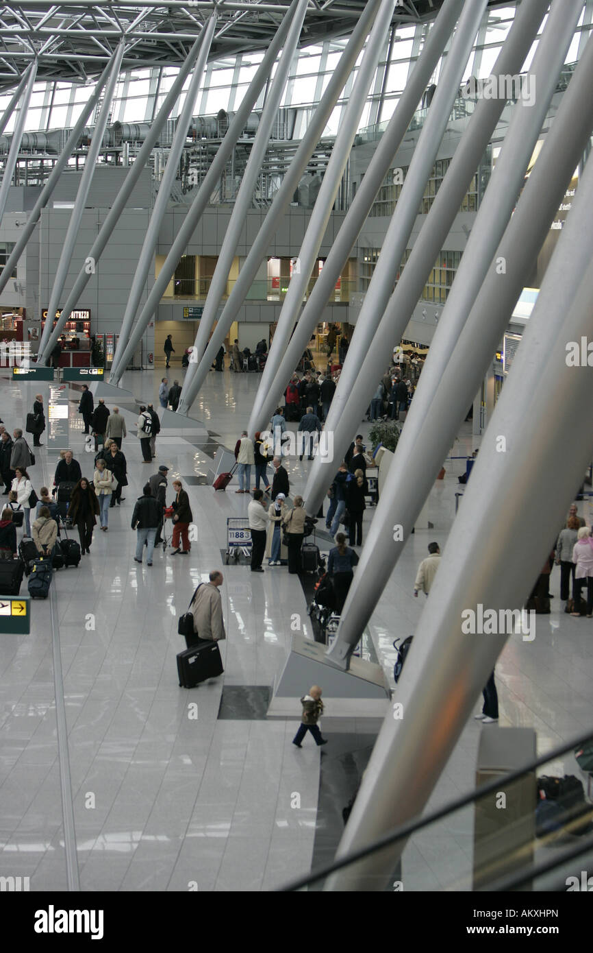 Air terminal of the airport from Duesseldorf, Nordrhein-Westfalen ...