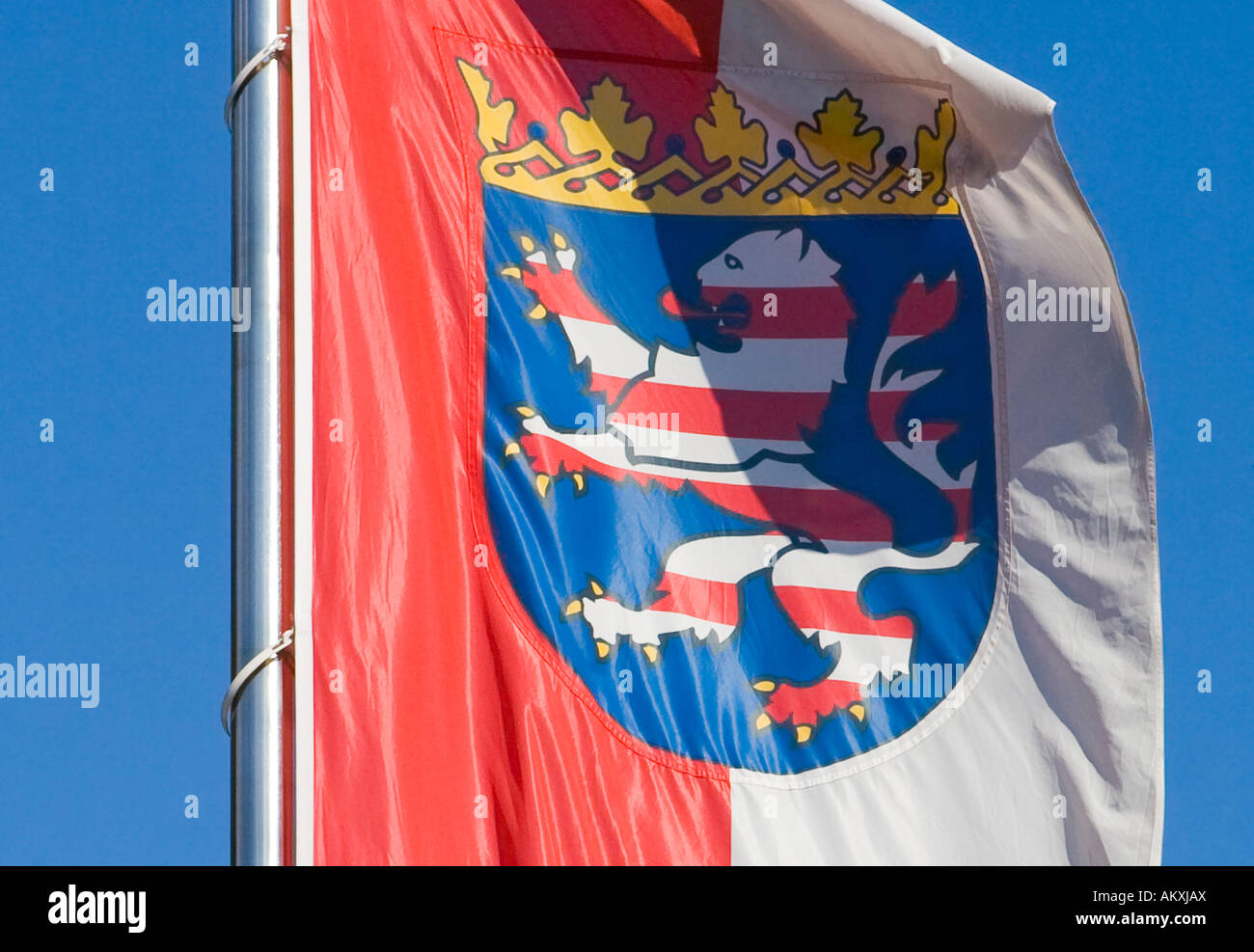 The Hesse flag, Hesse, Germany Stock Photo - Alamy