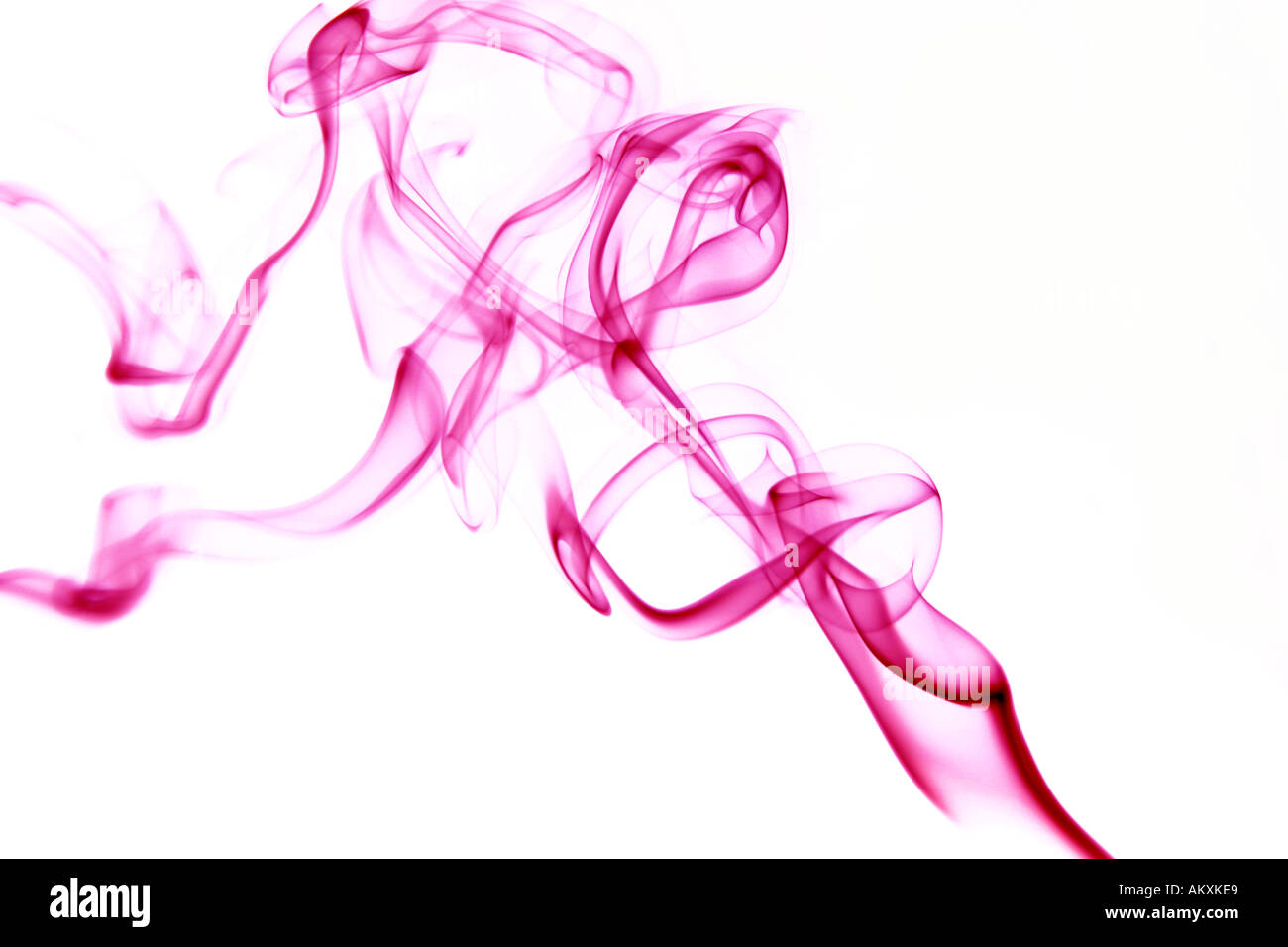 Abstract image of pink colourful smoke Stock Photo - Alamy