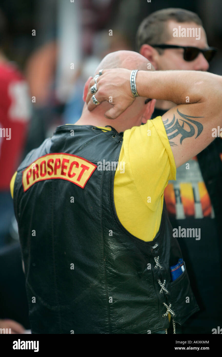 Motor cycle rocker of the Bandido MC (Prospect, candidat for a Stock ...
