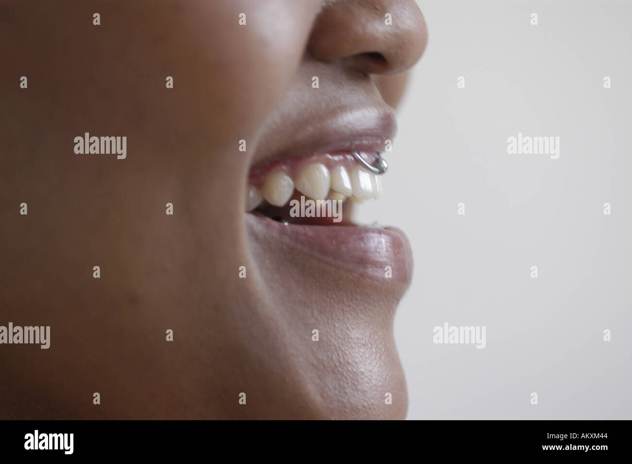 Lower face and lips Stock Photo - Alamy