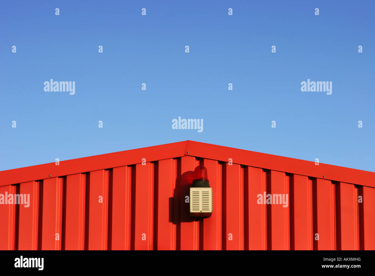 Alarm system at an industrial building Stock Photo - Alamy