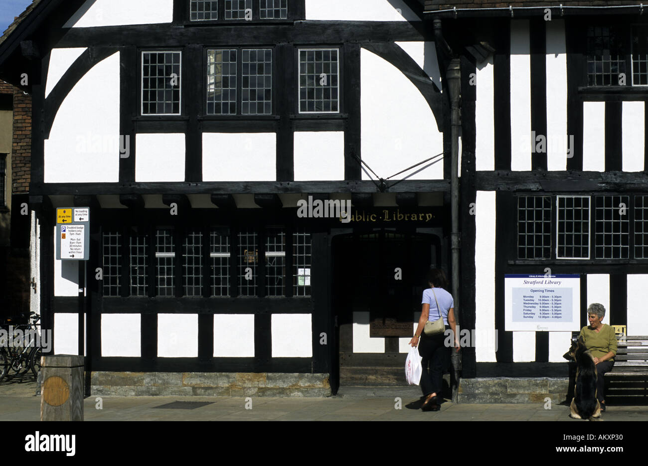 The public library, Stratford-upon-Avon, Warwickshire, England, UK ...
