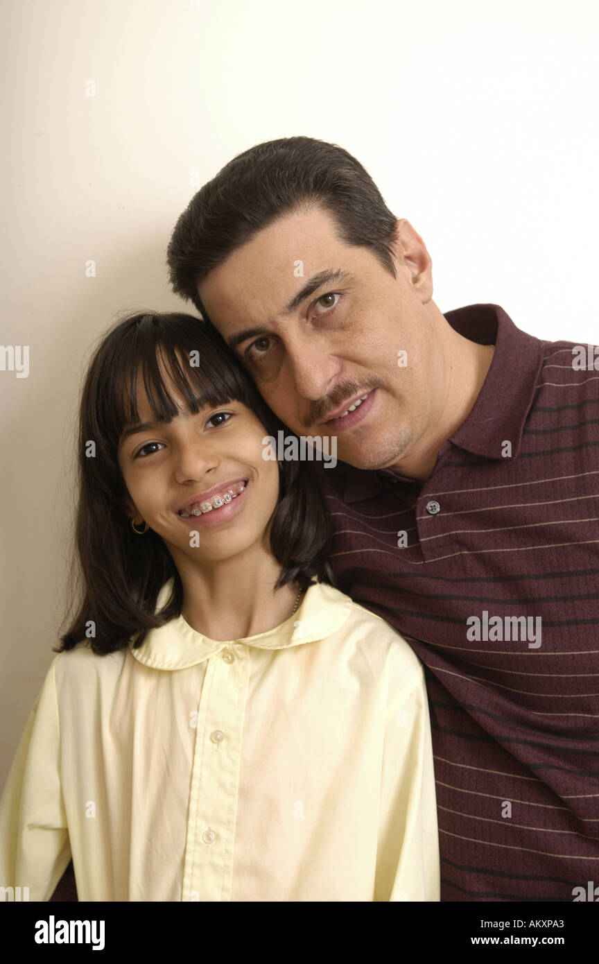 A portrait of a father and daughter Stock Photo - Alamy