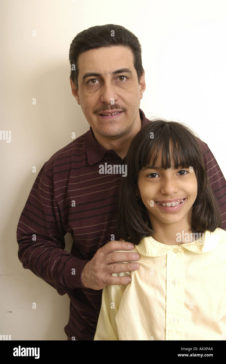 A portrait of a father and daughter Stock Photo - Alamy