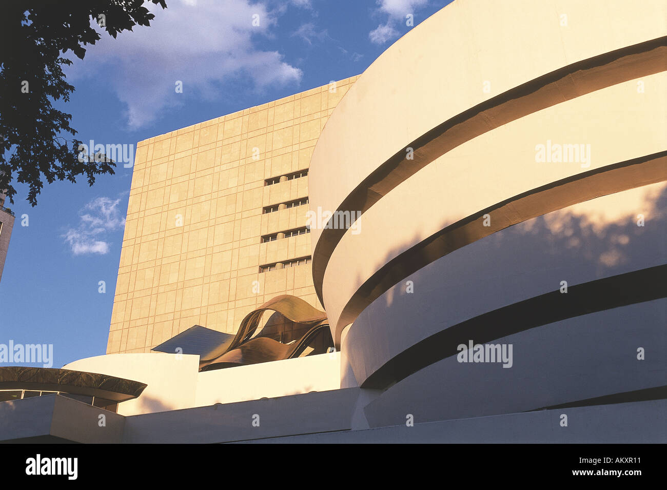 The exterior of the Guggenheim Museum New York USA Stock Photo - Alamy
