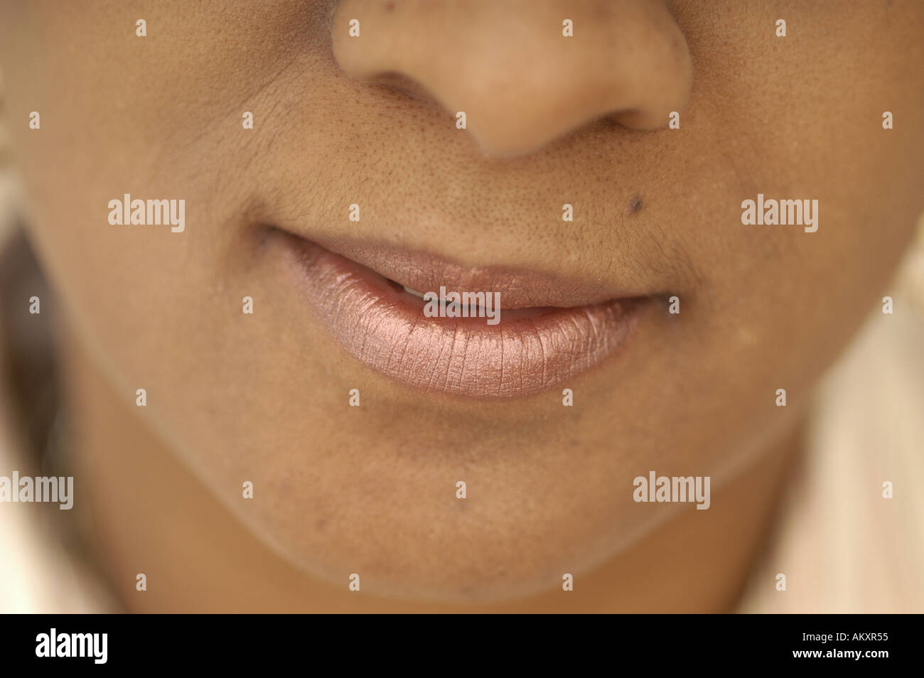 Lower face and lips Stock Photo - Alamy