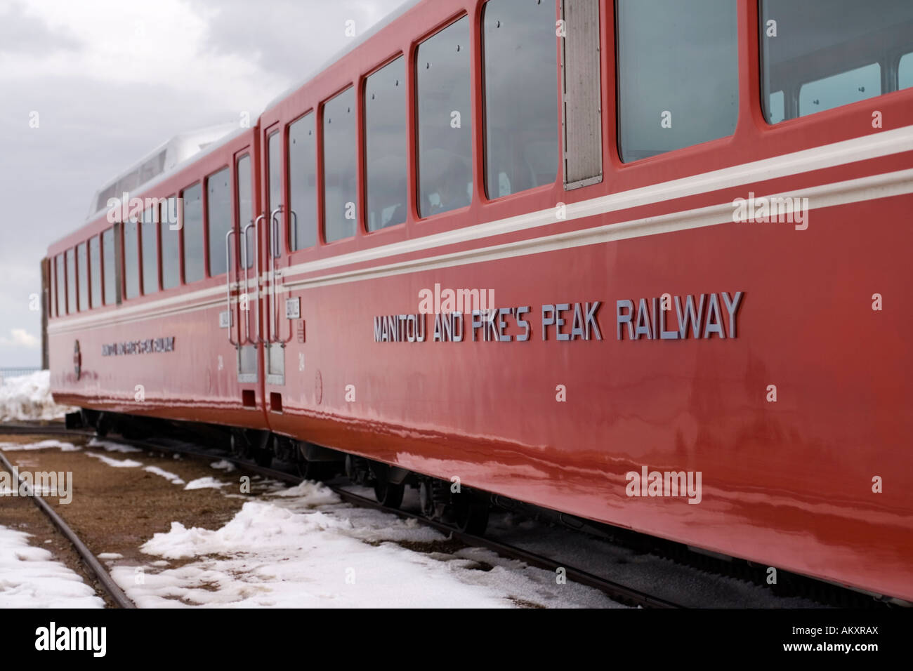 Pikes peak cog railway hi-res stock photography and images - Alamy