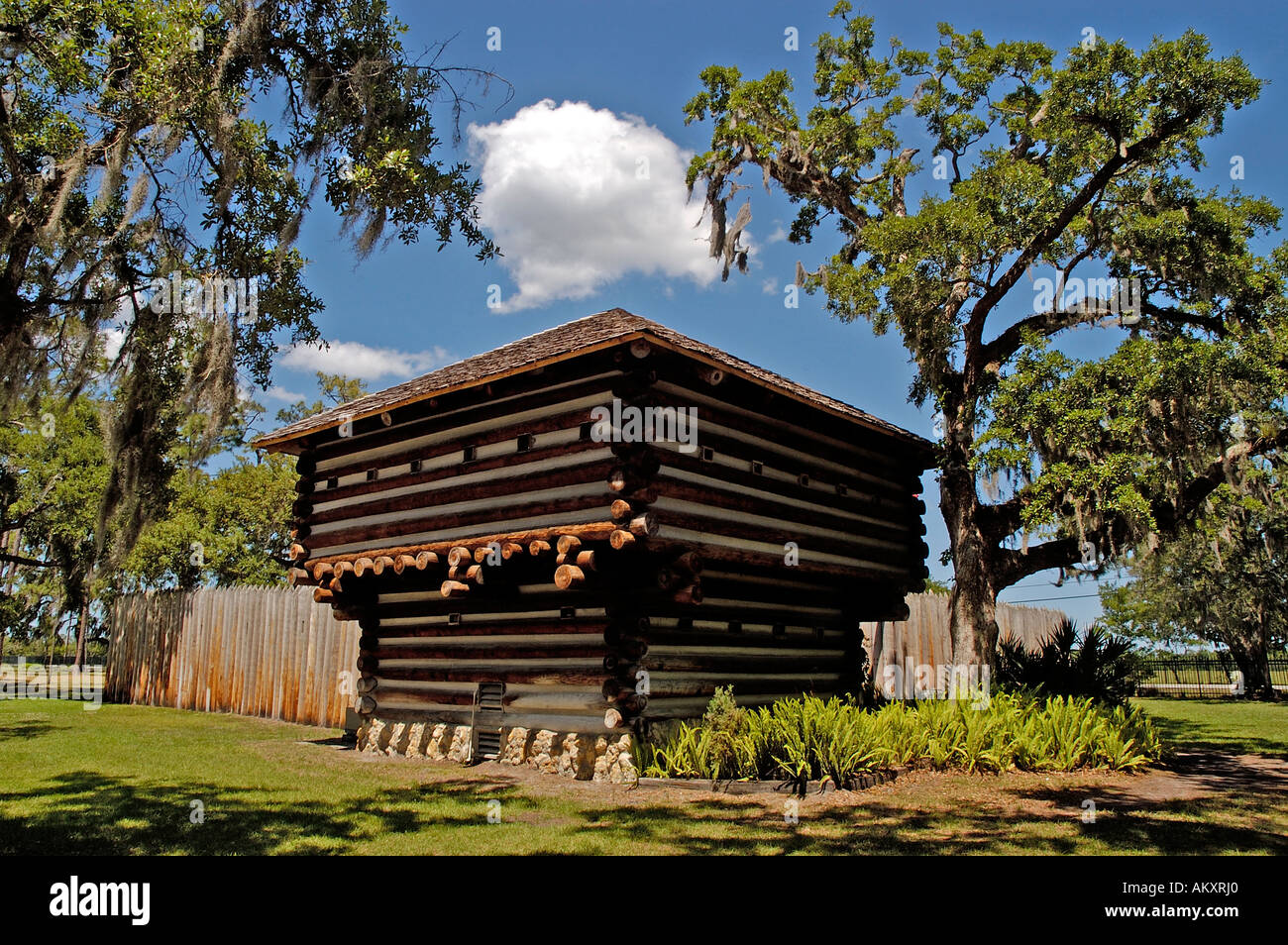 Orlando Florida Fort Christmas seminole indian war recreation Stock ...