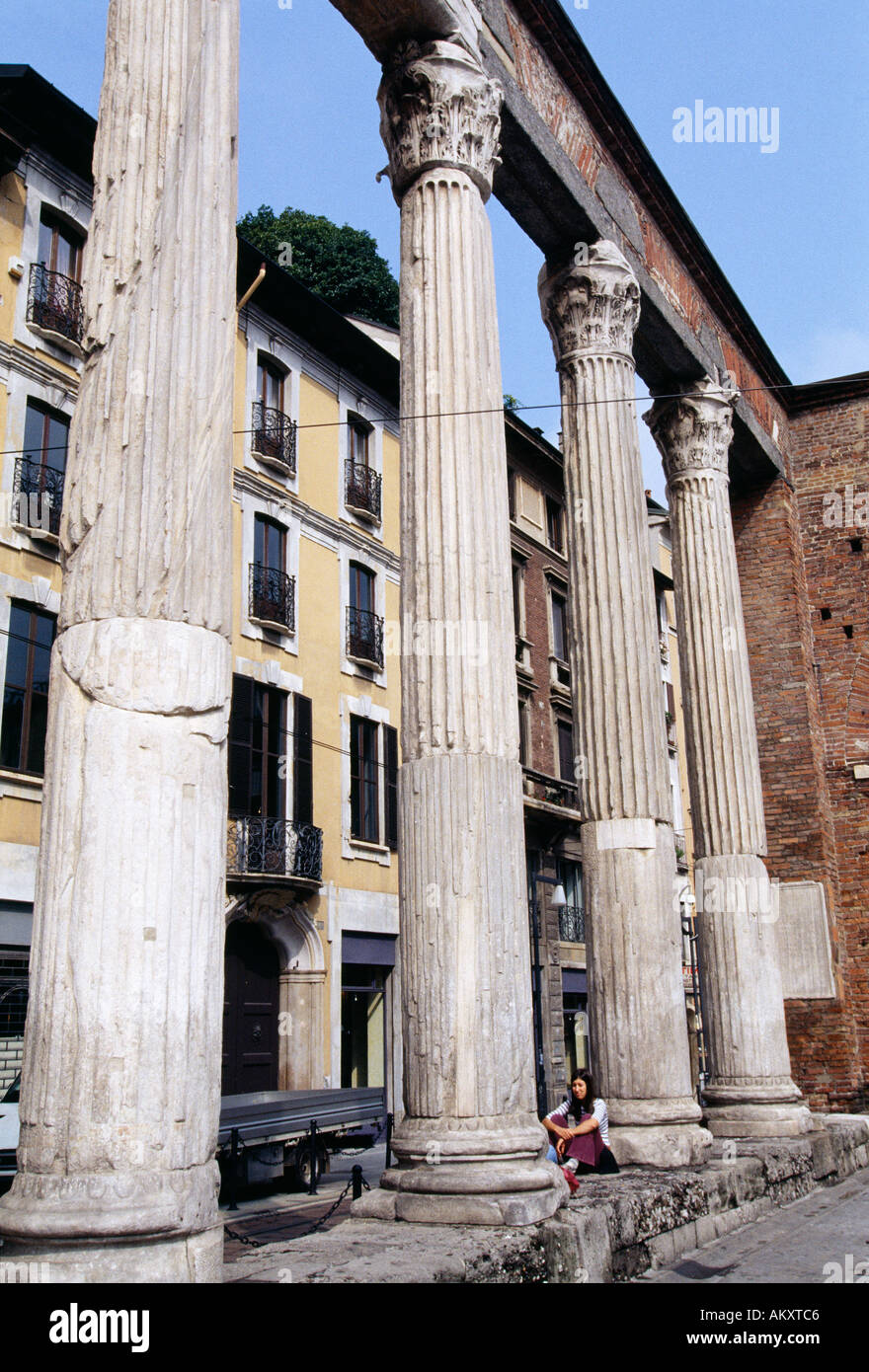 Colonne di san lorenzo column hi-res stock photography and images - Alamy