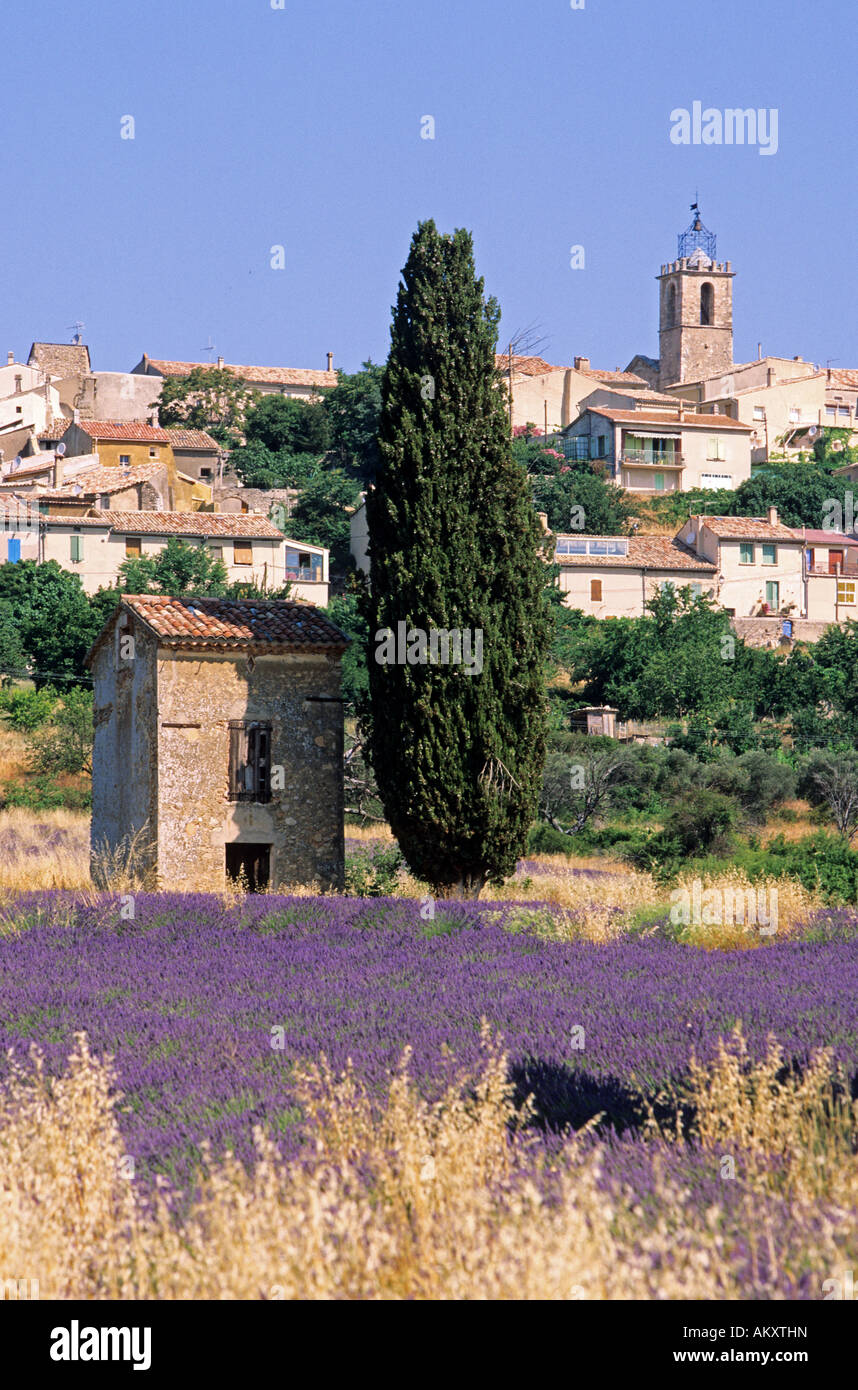 France puimoisson village hi-res stock photography and images - Alamy