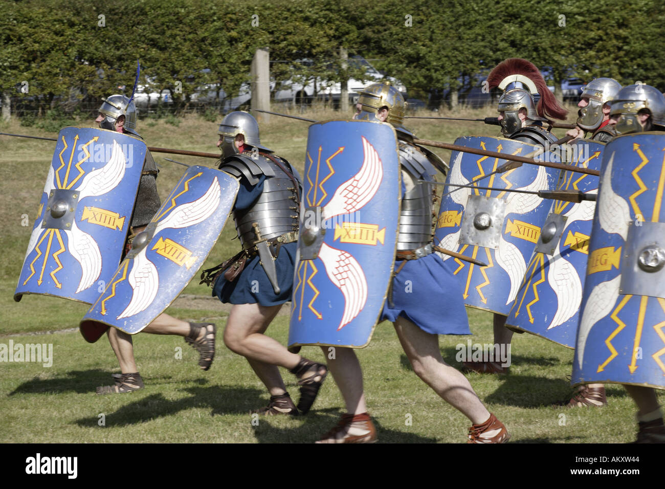 Roman soldiers hi-res stock photography and images - Alamy