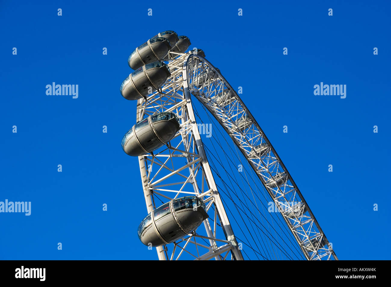 The Millenium Wheel - London Eye situated on the south bank London ...