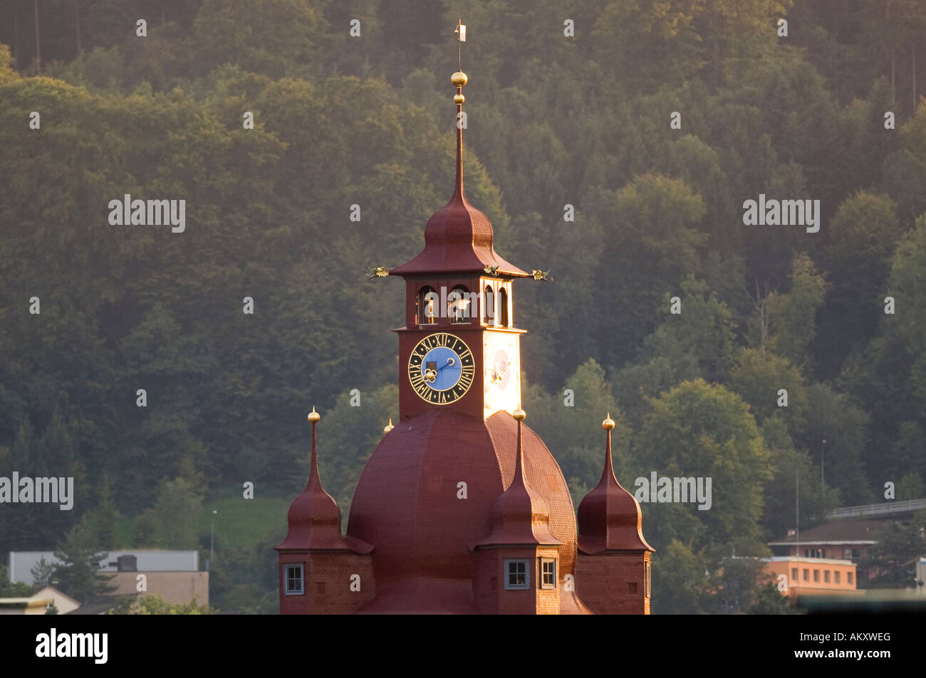 Town hall clock, Lucerne, canton Lucerne, Switzerland Stock Photo - Alamy