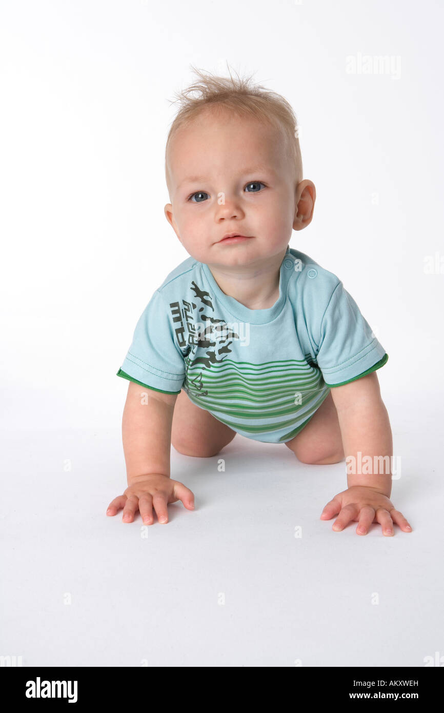 Baby crawling cut out hi-res stock photography and images - Alamy