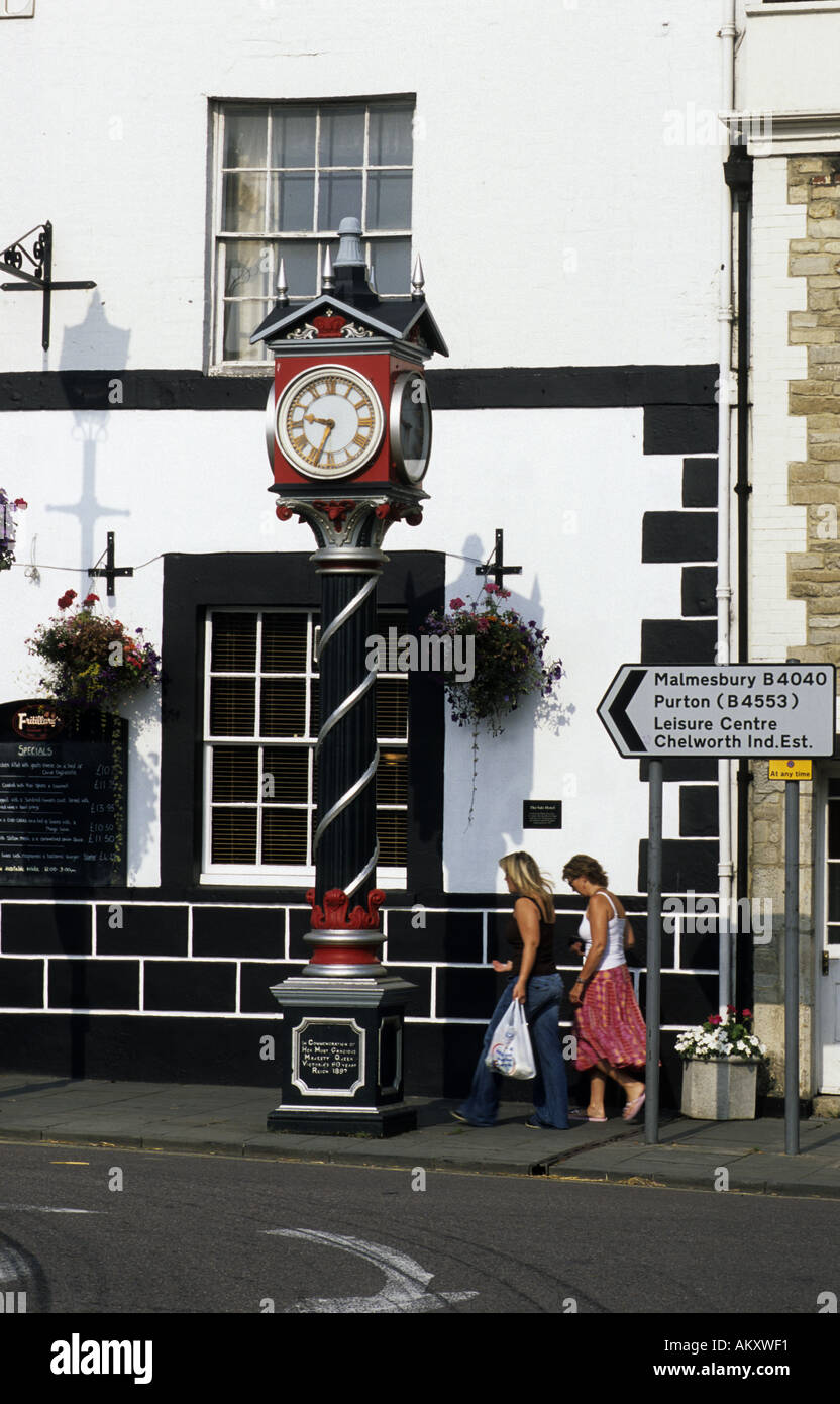 The Jubilee Clock, Cricklade, Wiltshire, England, UK Stock Photo - Alamy