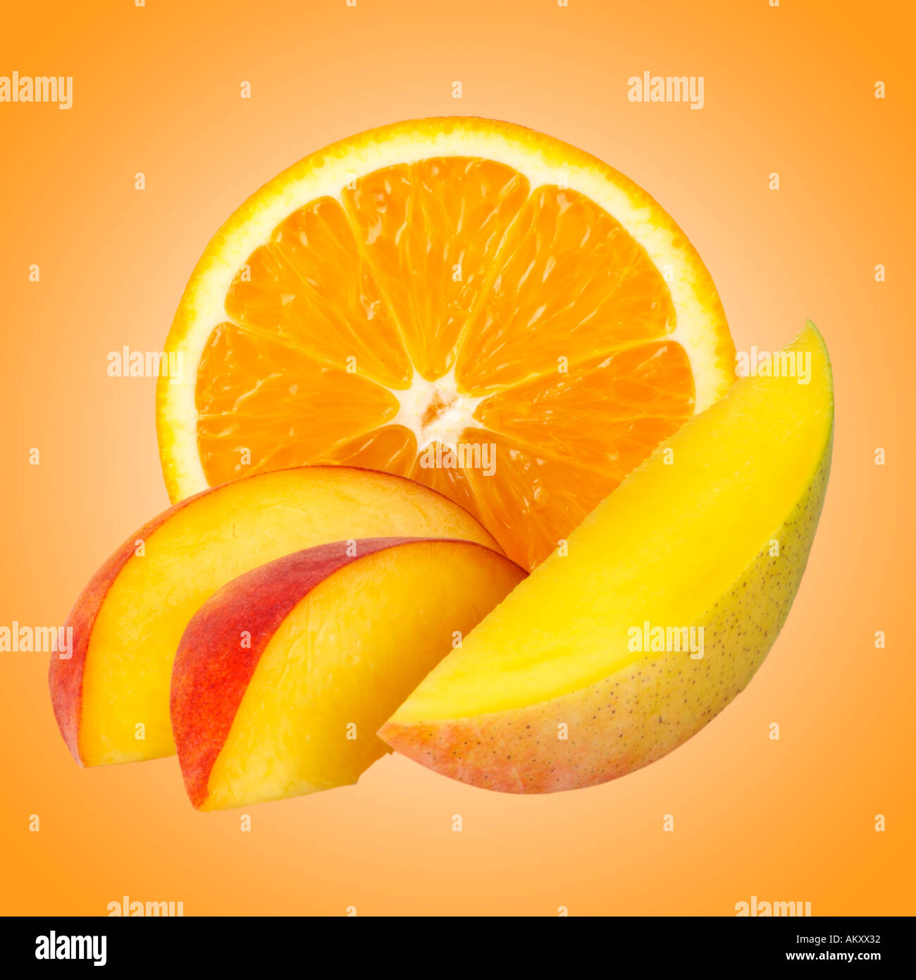 ORANGE AND MANGO Stock Photo - Alamy