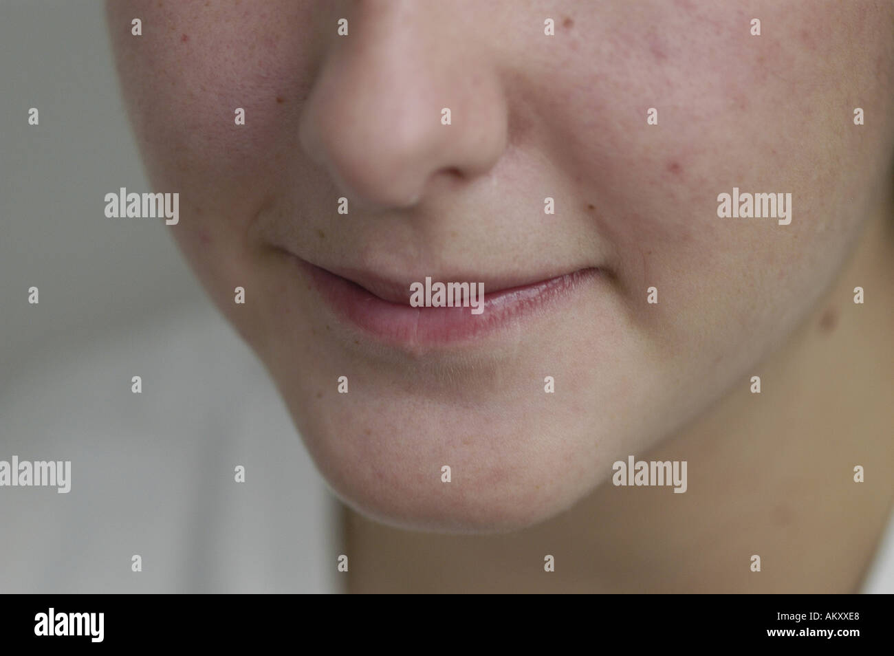 Lower face and lips Stock Photo - Alamy