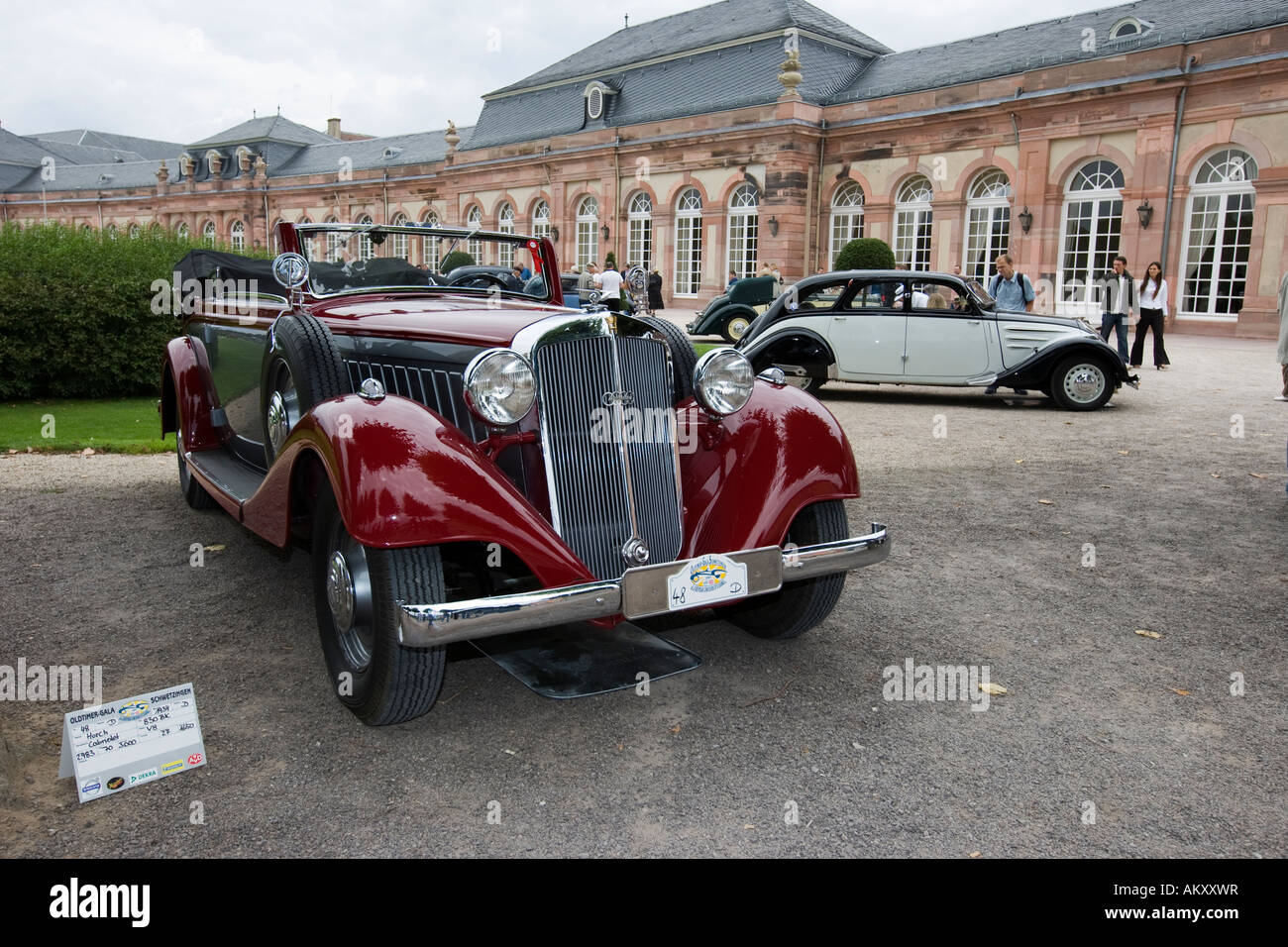 Horch Cabriolet 830 BK Germany 1934, vintage car meeting, Schwetzingen ...