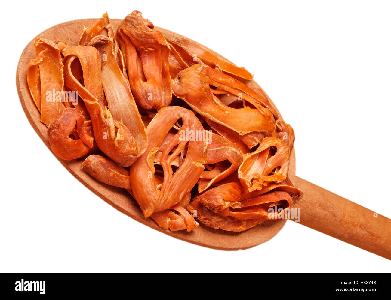 MACE BLADES ON SPOON CUT OUT Stock Photo - Alamy