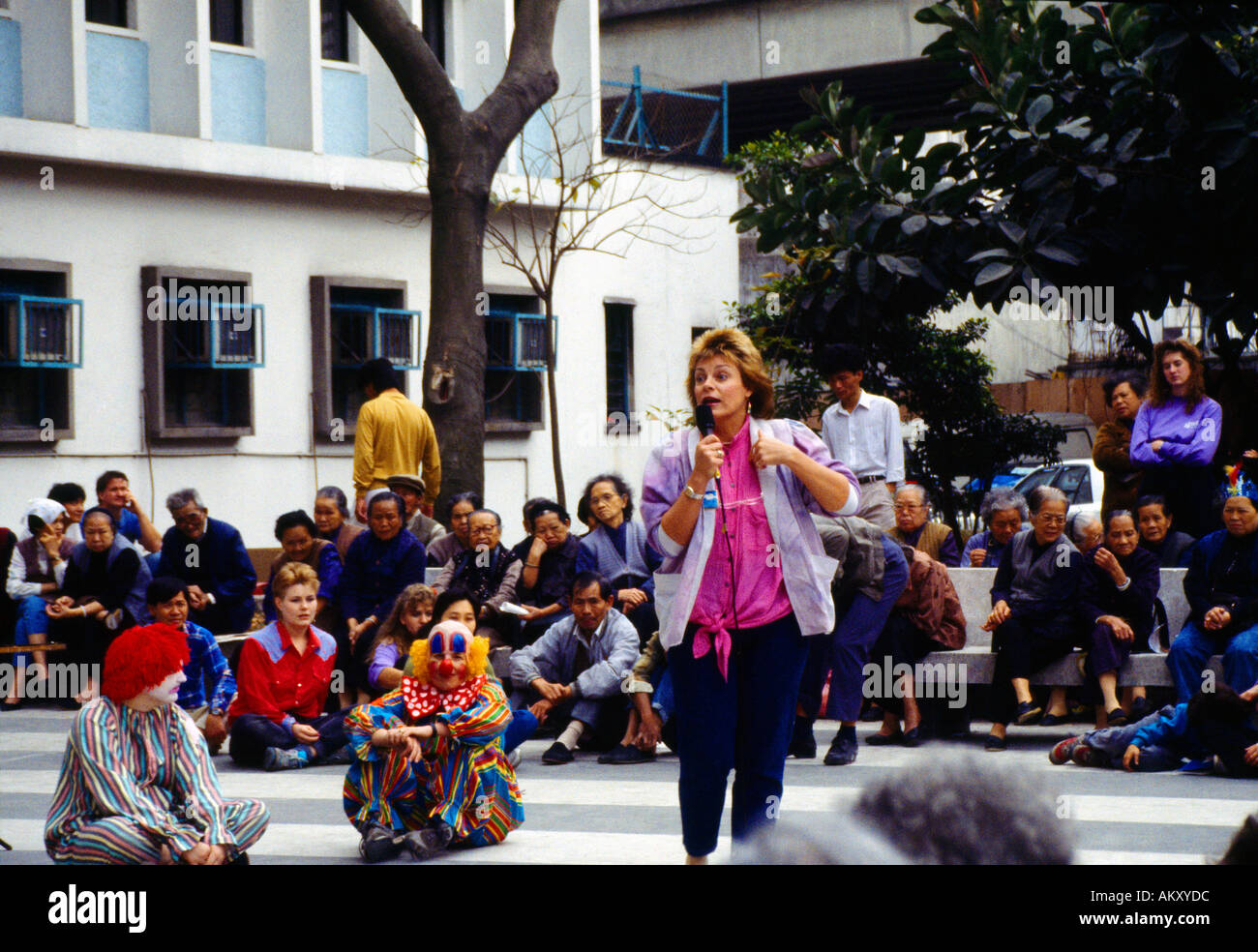 Hong Kong Jackie Pullinger at her Christmas Party For Street Sleepers ...
