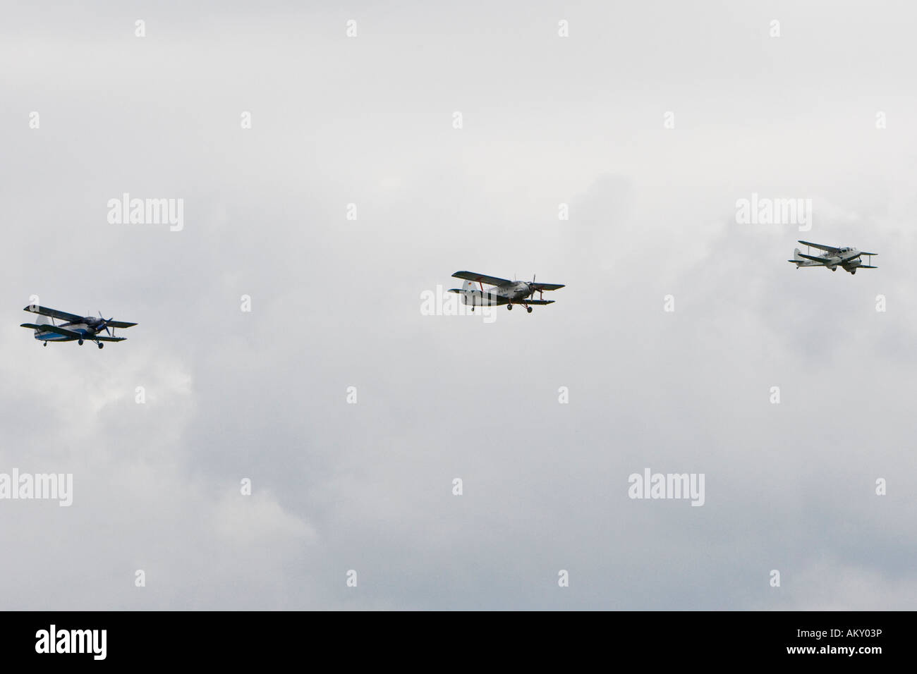 Flight formation, Europe's big vintage aeroplane meeting on the ...