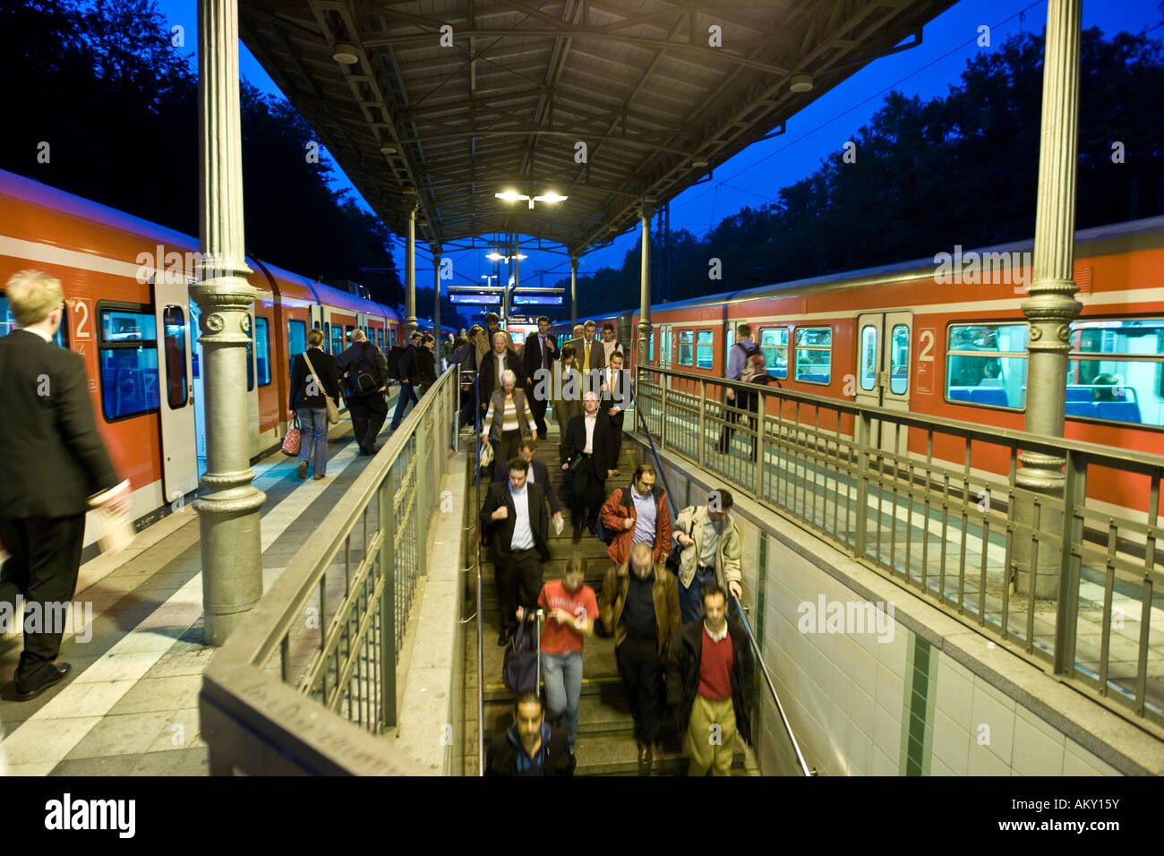 Getting off a train hi-res stock photography and images - Alamy