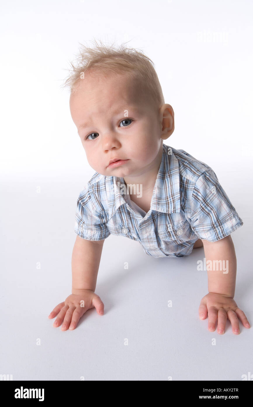 Baby crawling cut out hi-res stock photography and images - Alamy