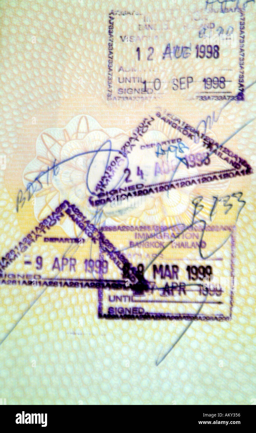 Asia Passport Stamp