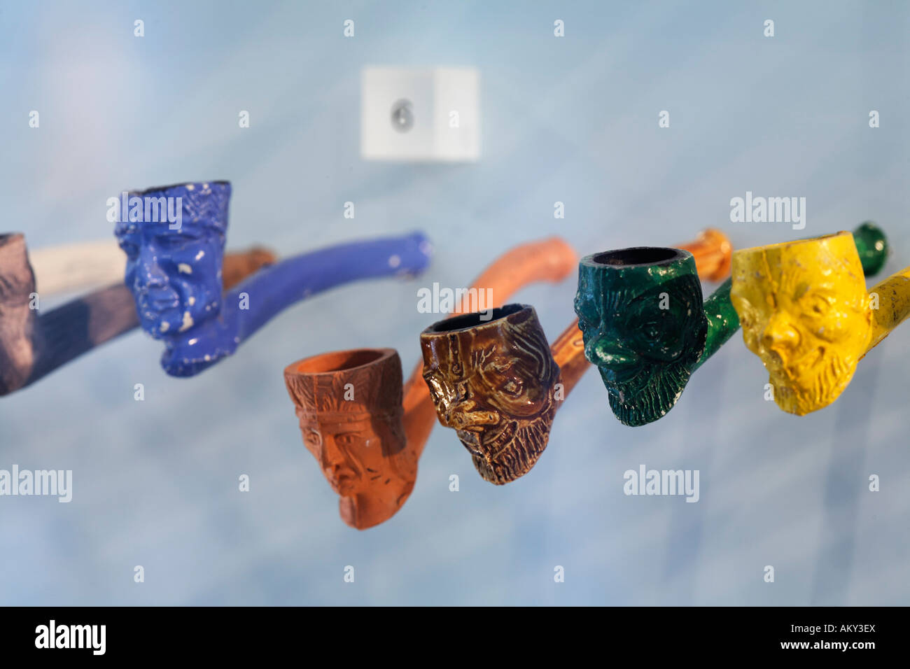 German pipe museum Oberelsbach, Rhoen, Franconia, Bavaria, Germany ...