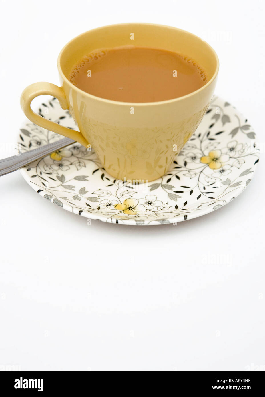 Tea cup and saucer Stock Photo - Alamy