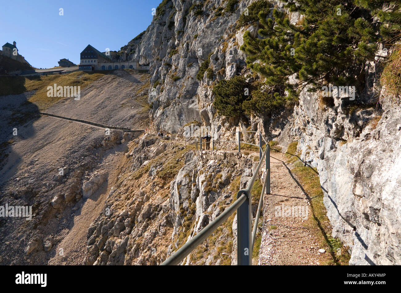 Hiking trail at wendelstein hi-res stock photography and images - Alamy