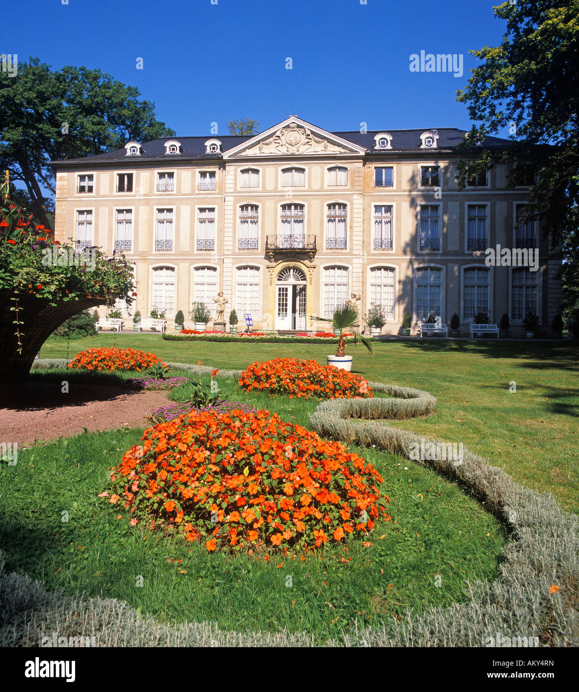 Greiz Thuringia Germany summer palace built 1759 to 1779 Stock Photo ...