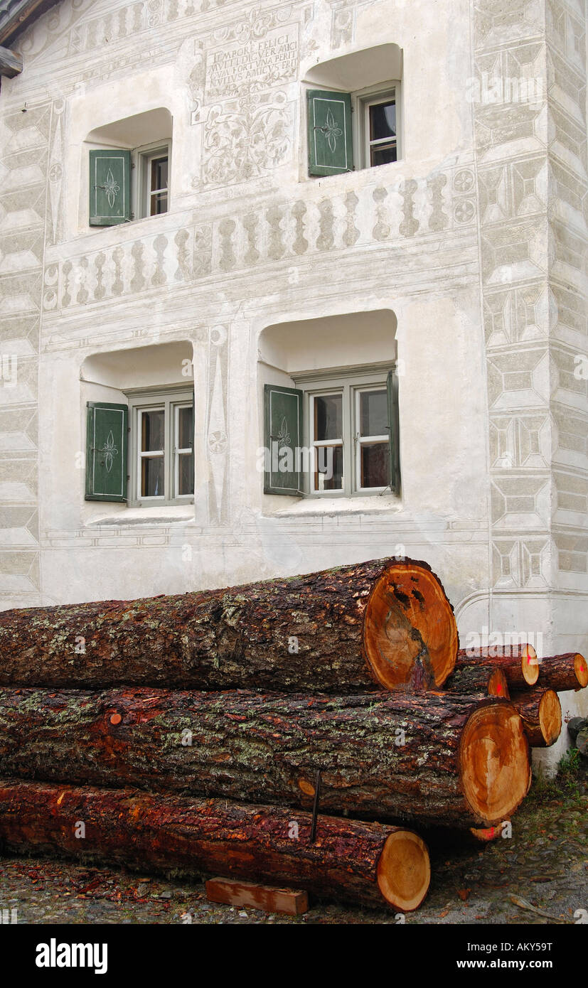 Engadiner sgraffito hi-res stock photography and images - Alamy