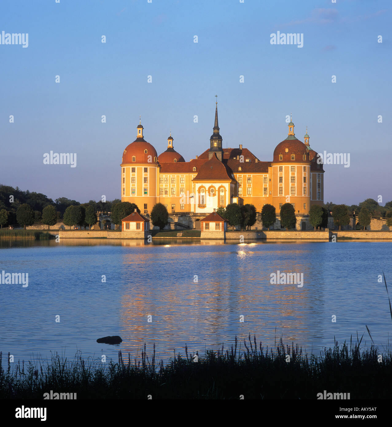 Moritzburg Saxony Germany hunting castle of the kings of Saxony built ...