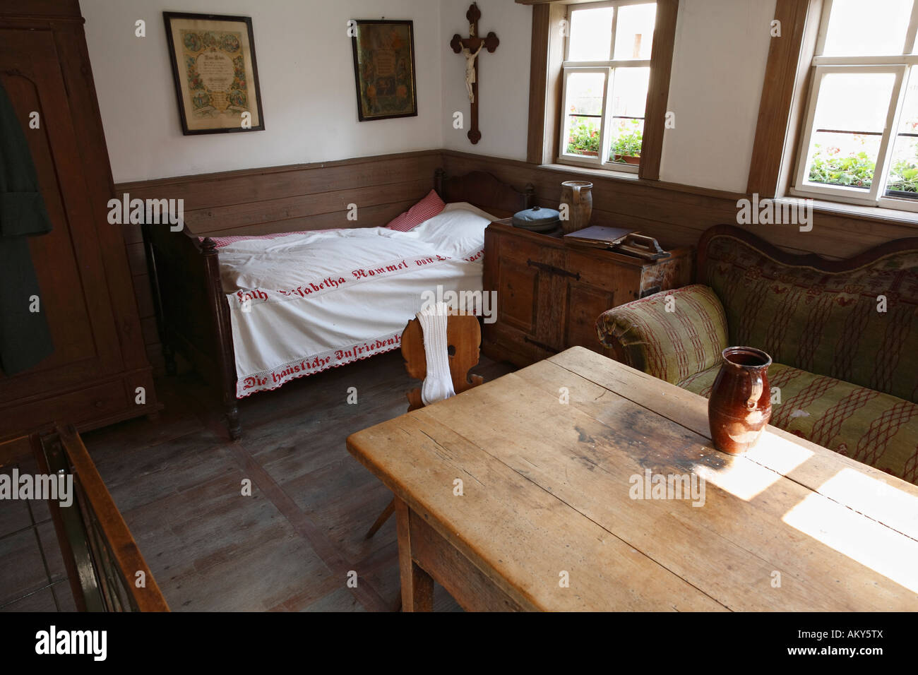 Museum village Tann, Rhoen, Hesse, Germany Stock Photo - Alamy