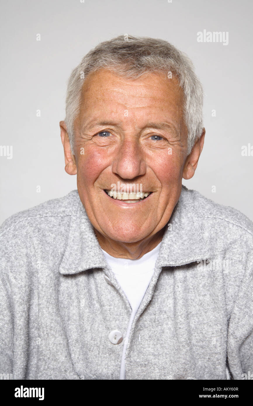 Portrait of a Senior Man Stock Photo - Alamy