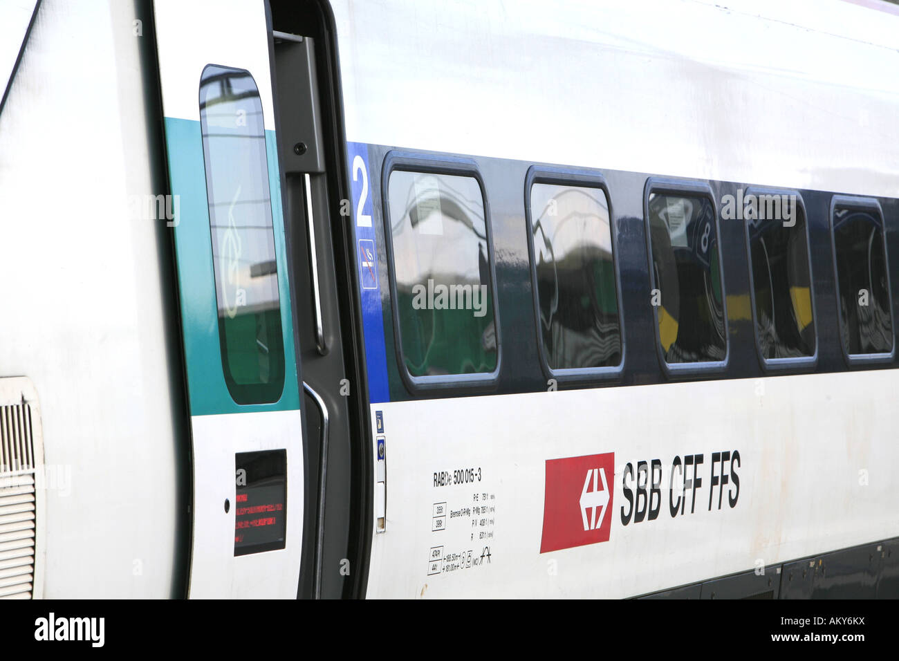 Intercity pitching train (ICN) of the Swiss Federal Railways Stock ...
