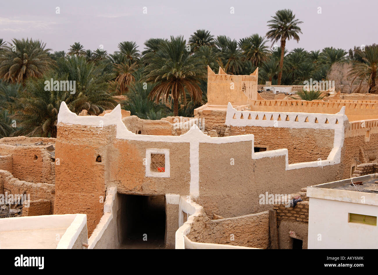 In the oasis of Ghadames, UNESCO world heritage, Libya Stock Photo - Alamy