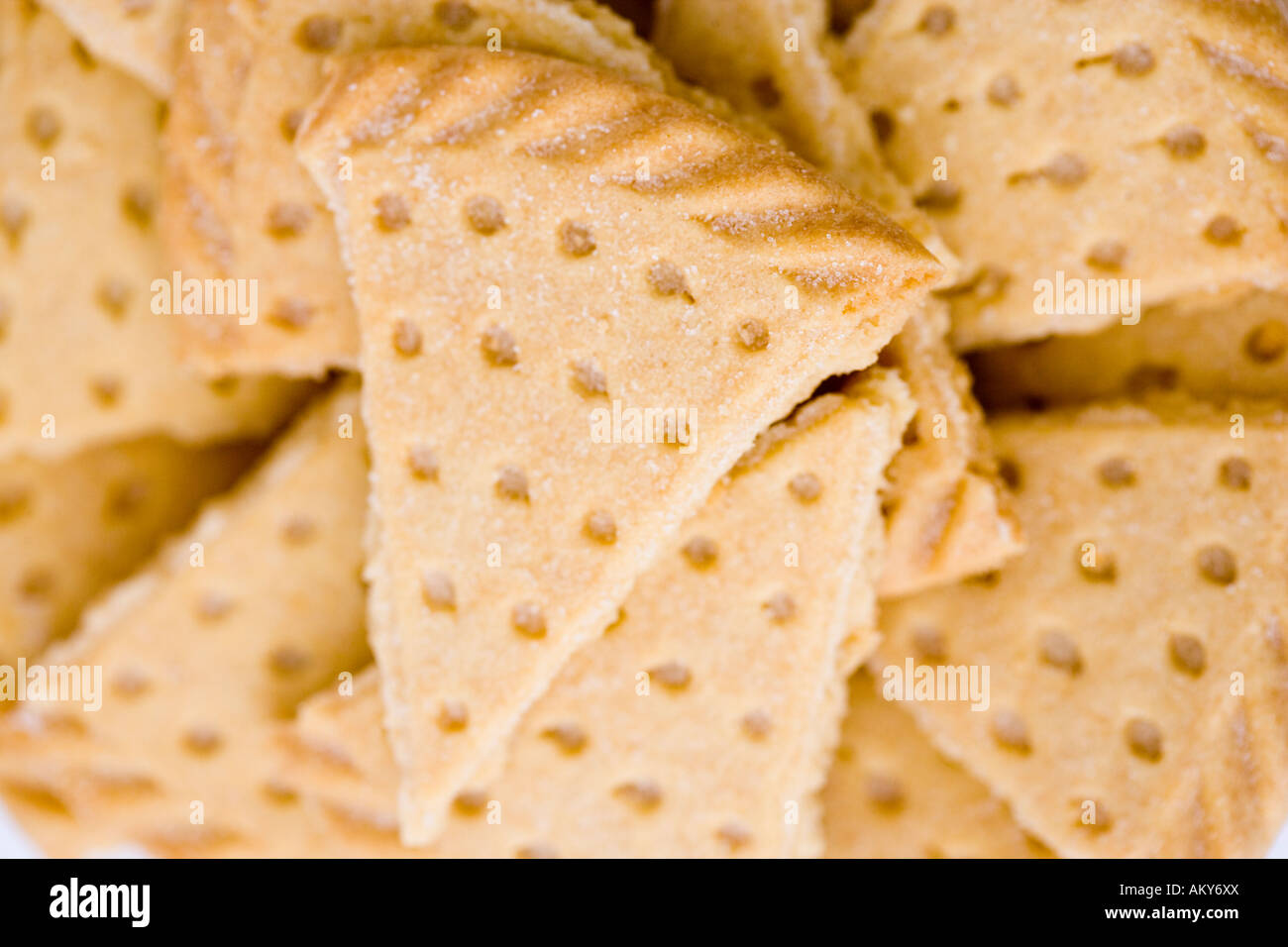 Traditional scottish shortbread "Petticoat Tails Stock Photo - Alamy