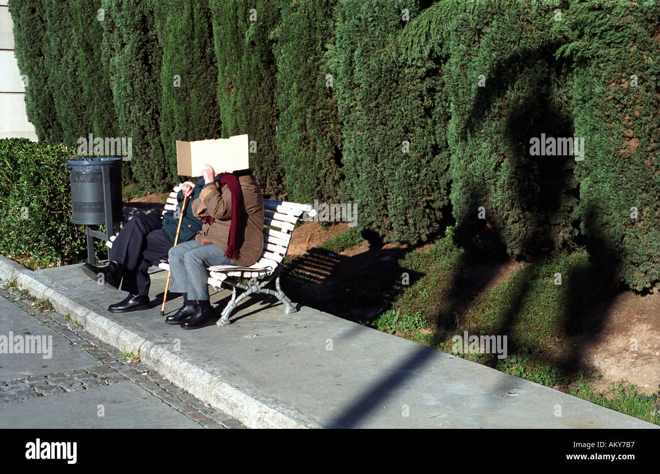 Secret meeting shadow hi-res stock photography and images - Alamy
