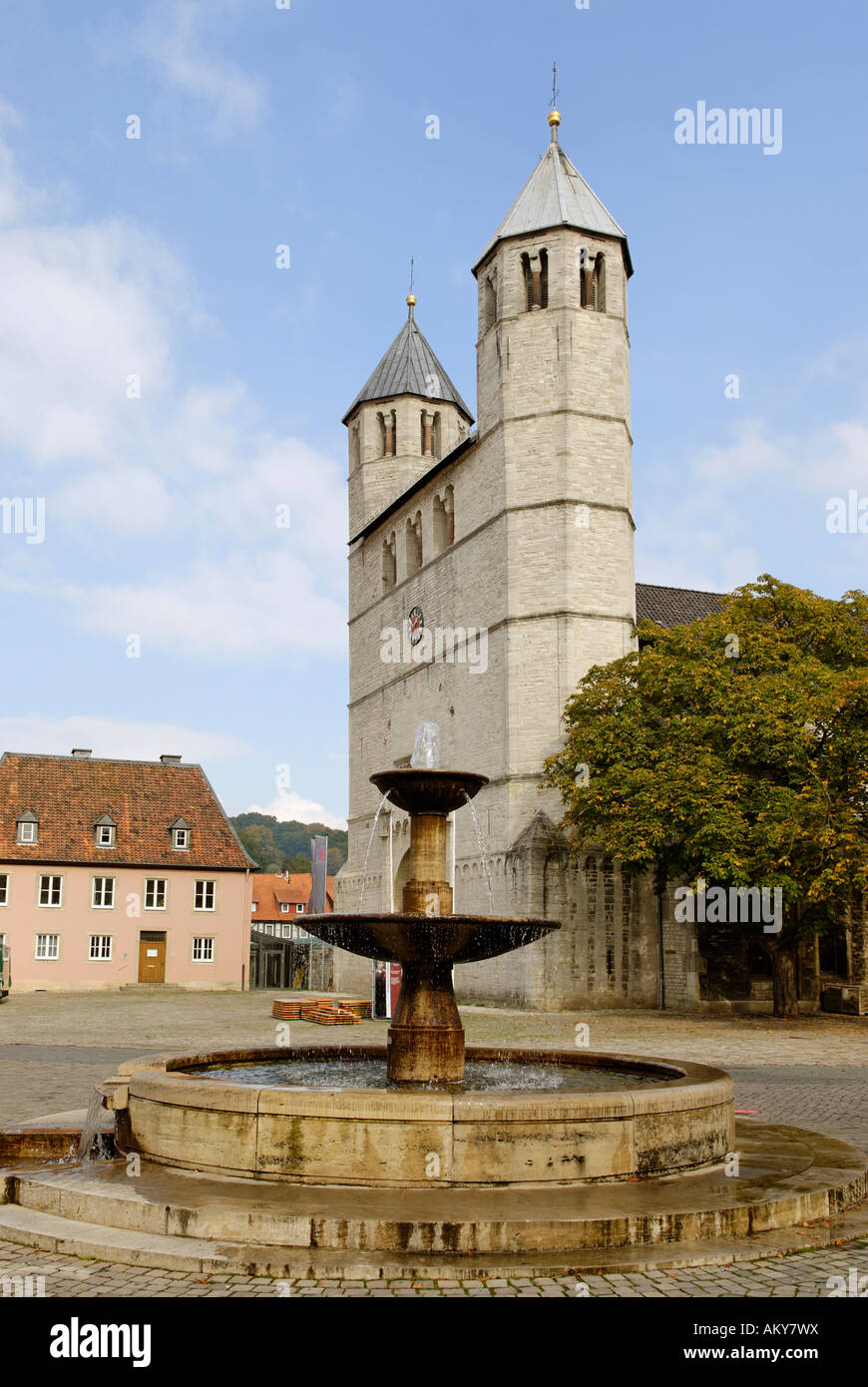 Bad Gandersheim Lower Saxony Germany Stiftskirche collegiate church ...
