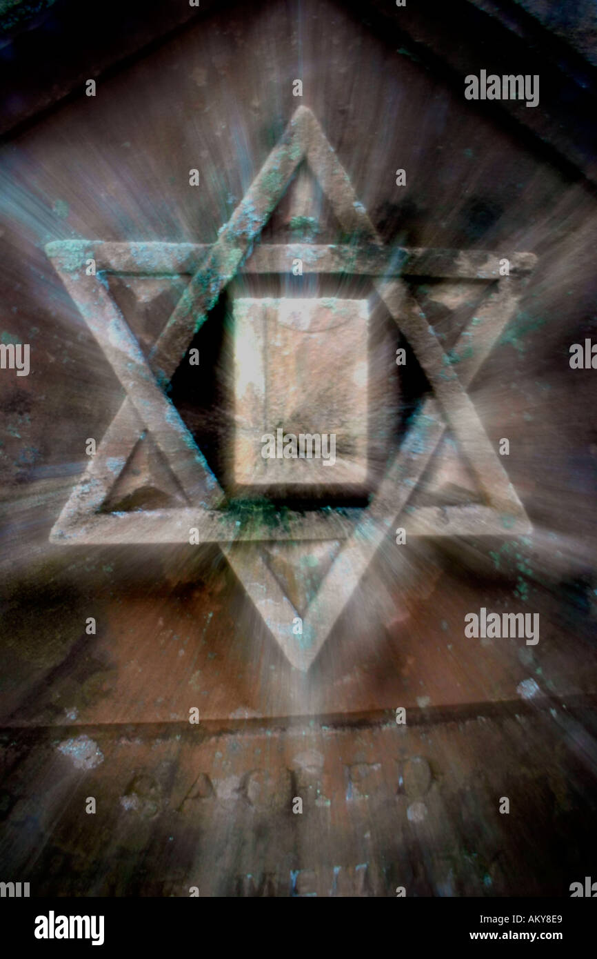 Star of david headstone hi-res stock photography and images - Alamy