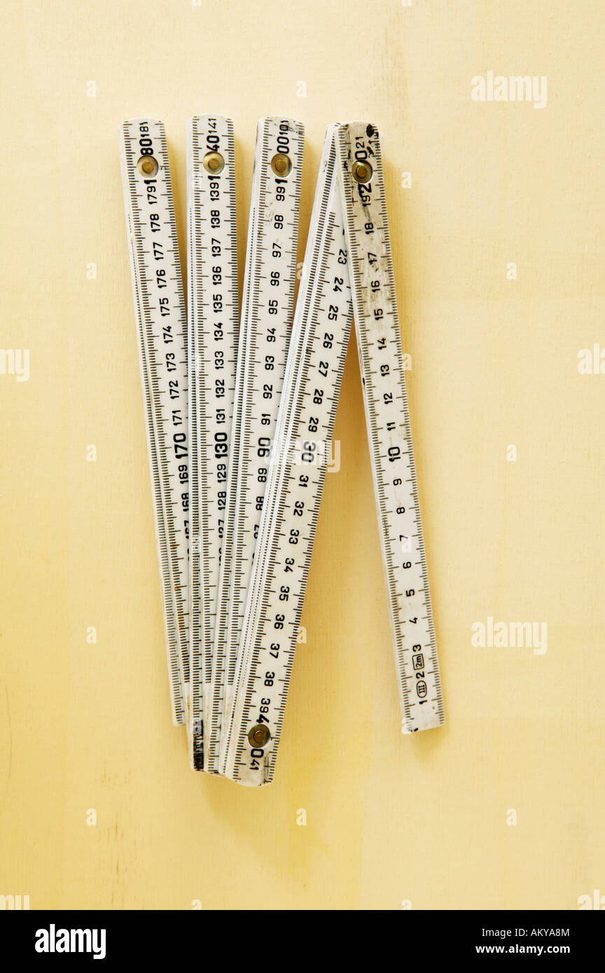 Folding rules hi-res stock photography and images - Alamy